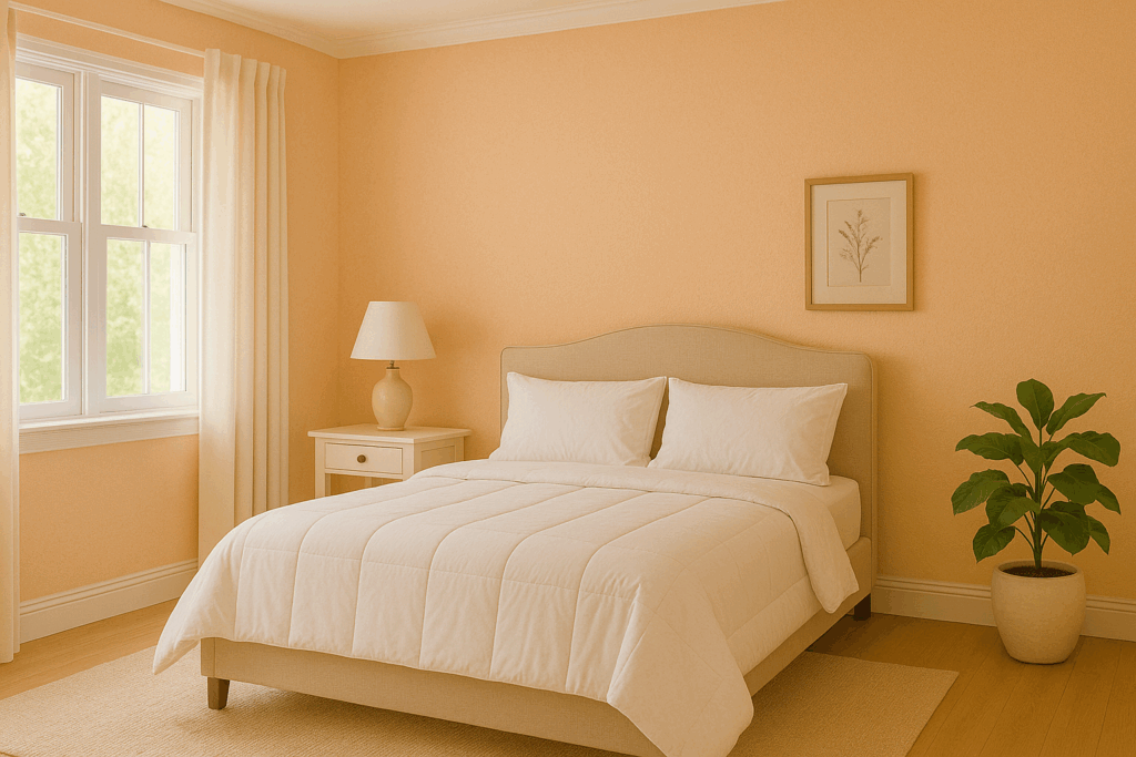 Peach Colour Schemes | Elegant Room Combinations